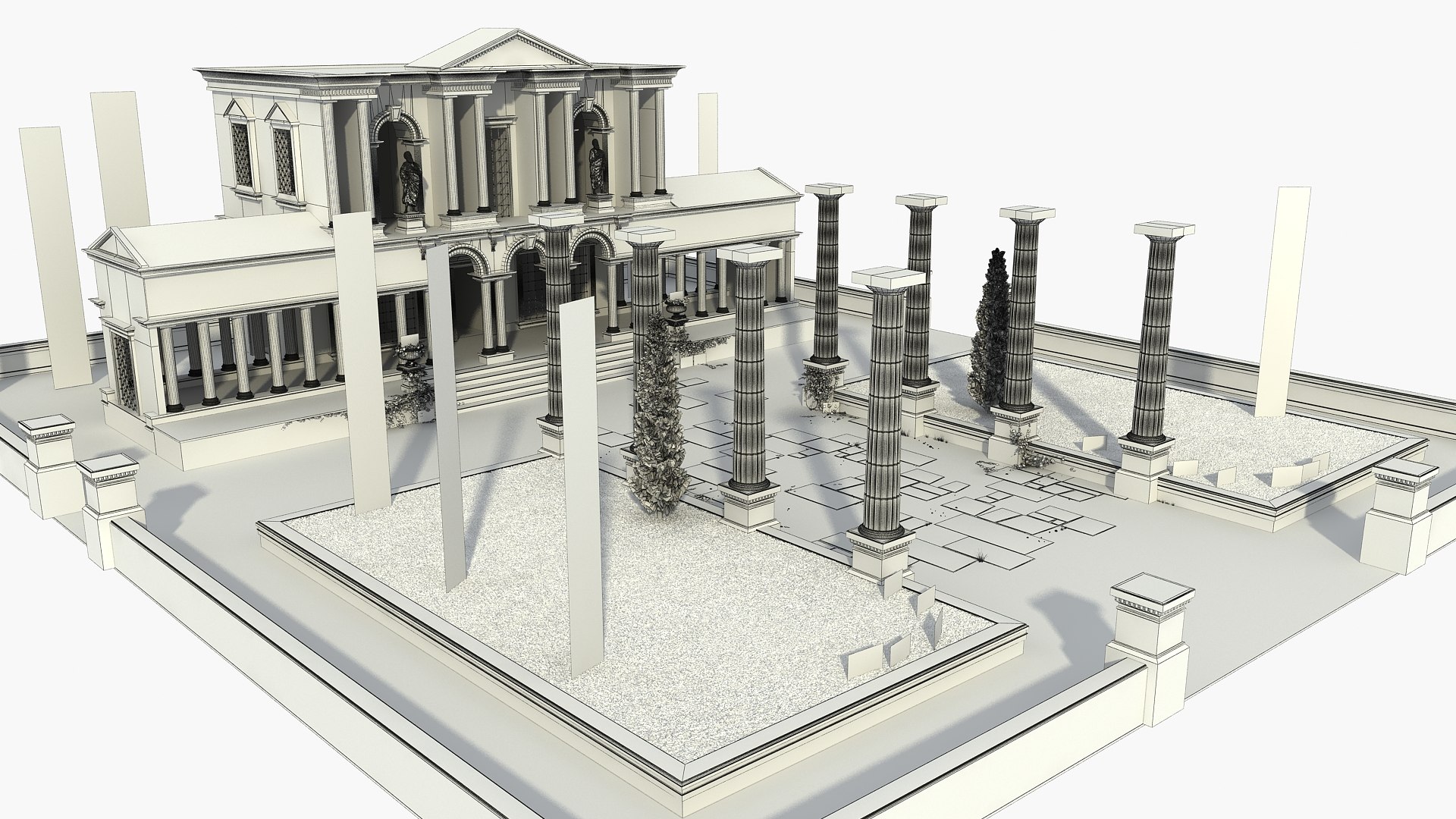 Ancient Greek Scene 4 3D - TurboSquid 2063775