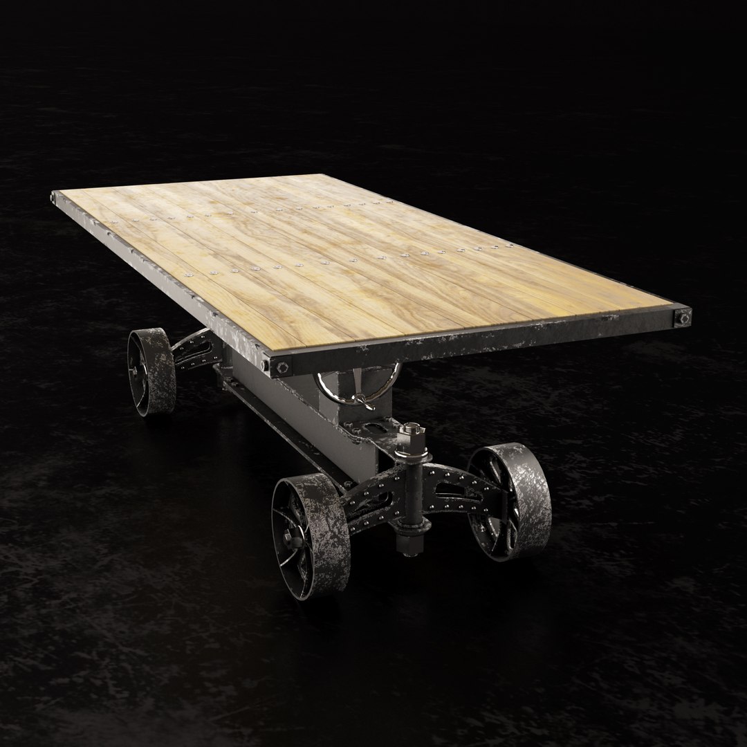Dining Table Train Crank 3D Model - TurboSquid 1174528