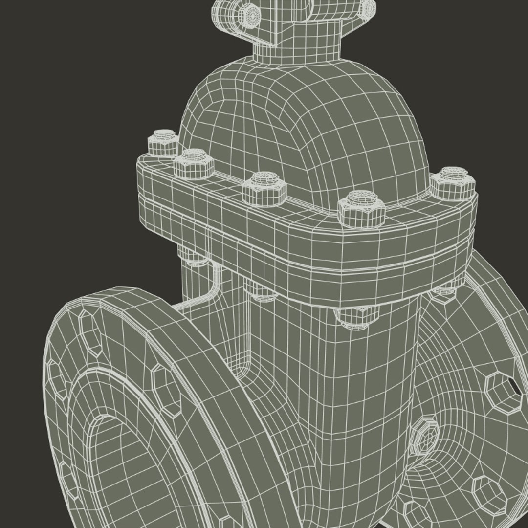 3D Gate Valve Model - TurboSquid 1155487