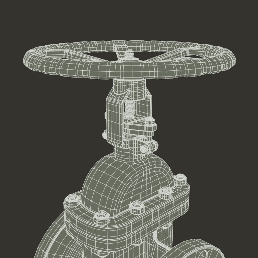 3D Gate Valve Model - TurboSquid 1155487