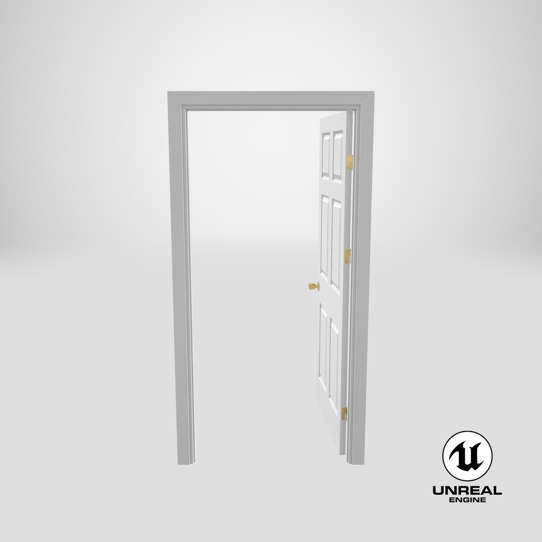 3D Interior-doors---door-6-wide-open Model - TurboSquid 1229446