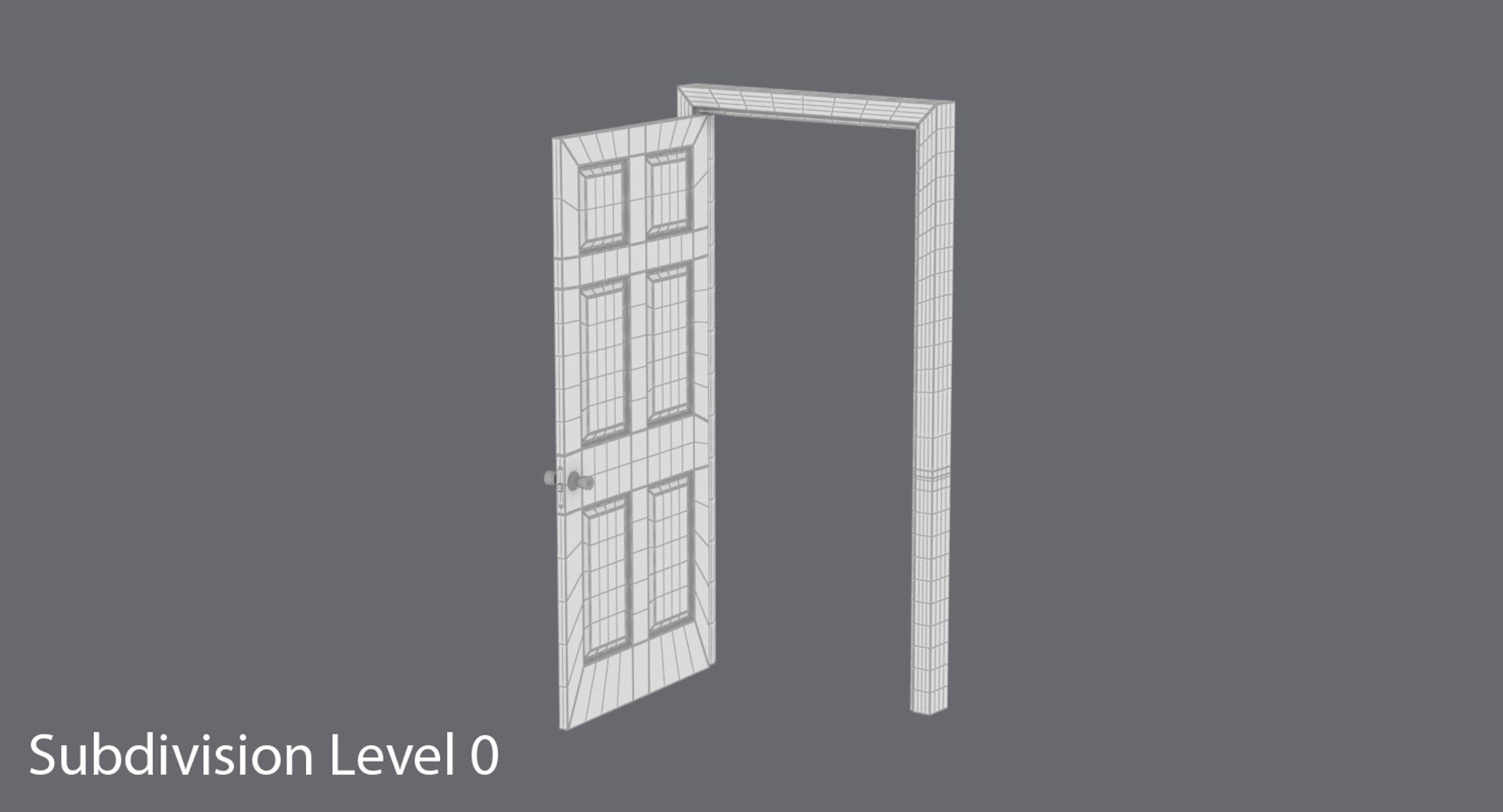 3D Interior-doors---door-6-wide-open Model - TurboSquid 1229446