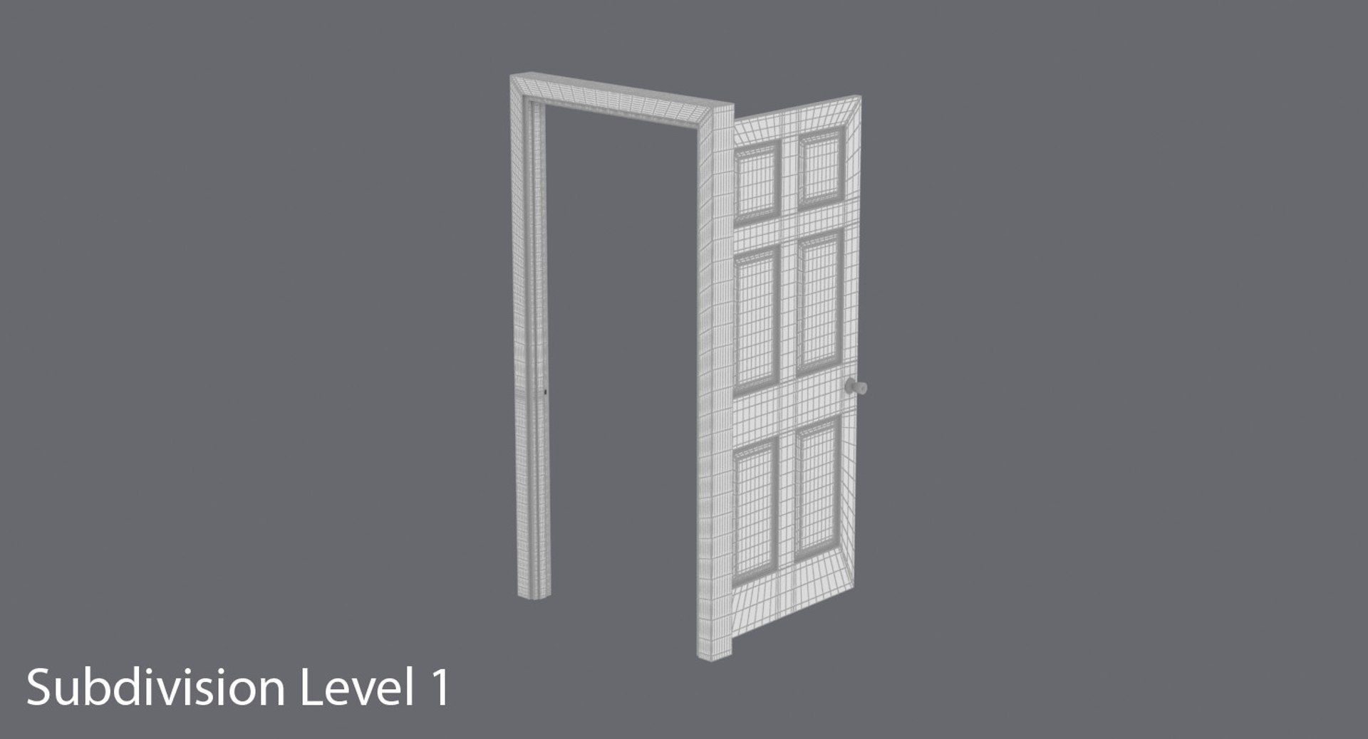 3D Interior-doors---door-6-wide-open Model - TurboSquid 1229446
