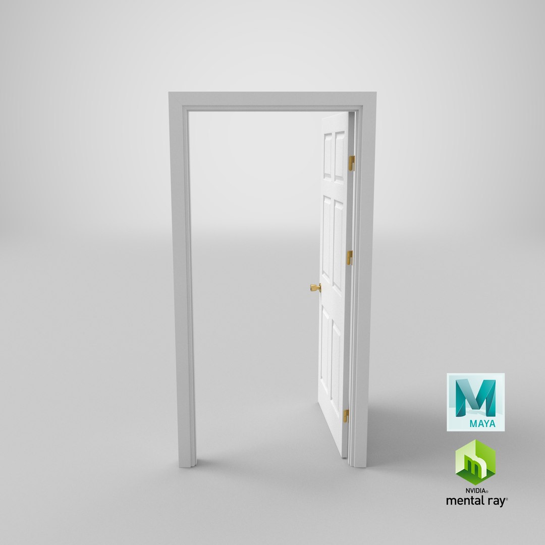 3D Interior-doors---door-6-wide-open Model - TurboSquid 1229446