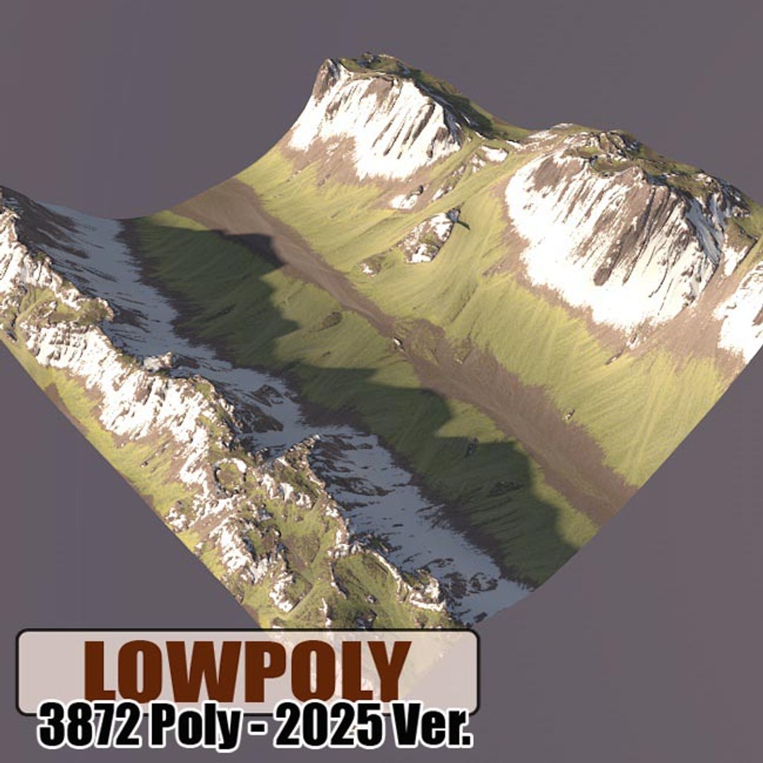 Mountain Maps Terrain 3d Model