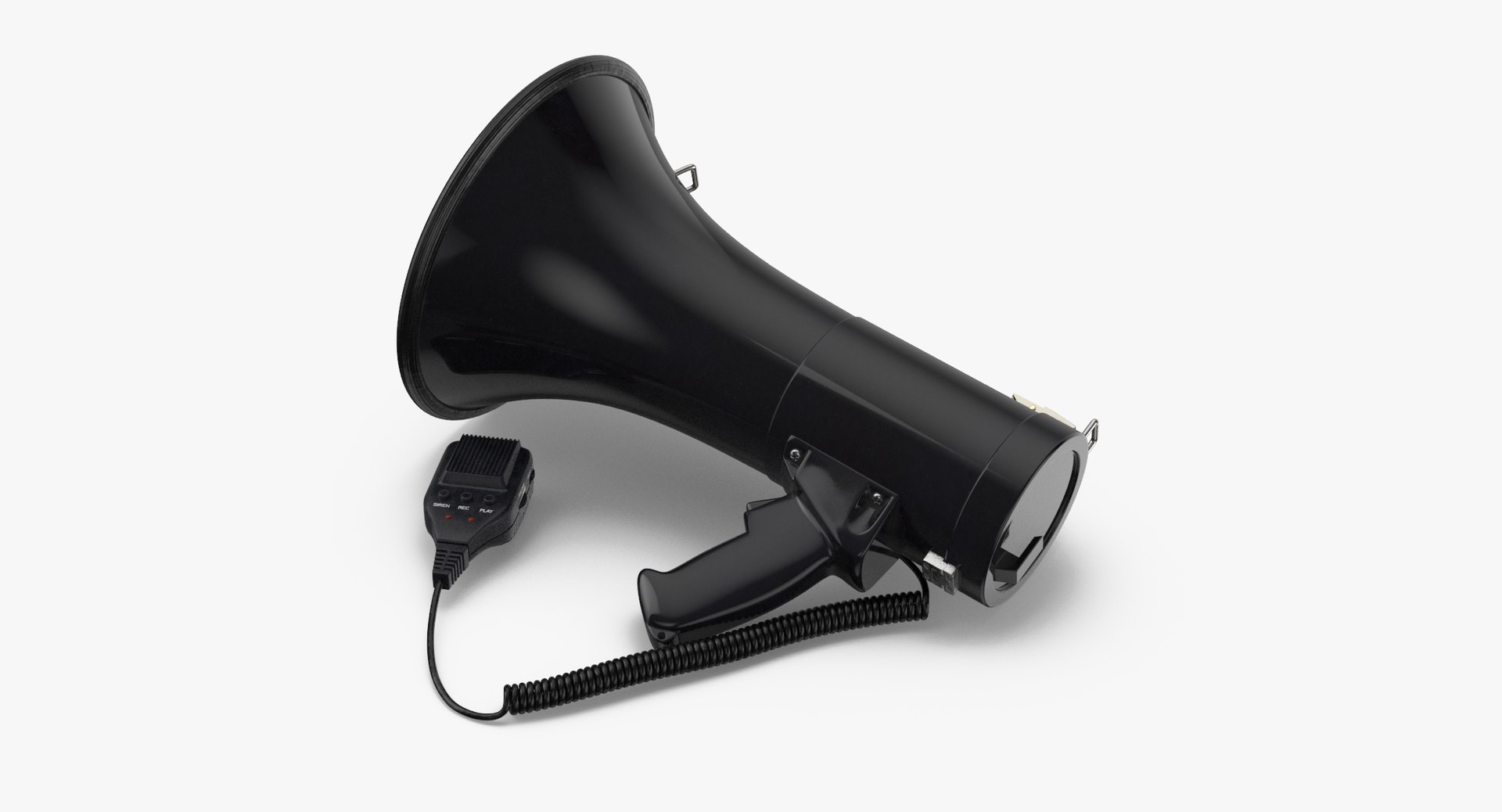 3D police megaphone 02 model | 1145622 | TurboSquid