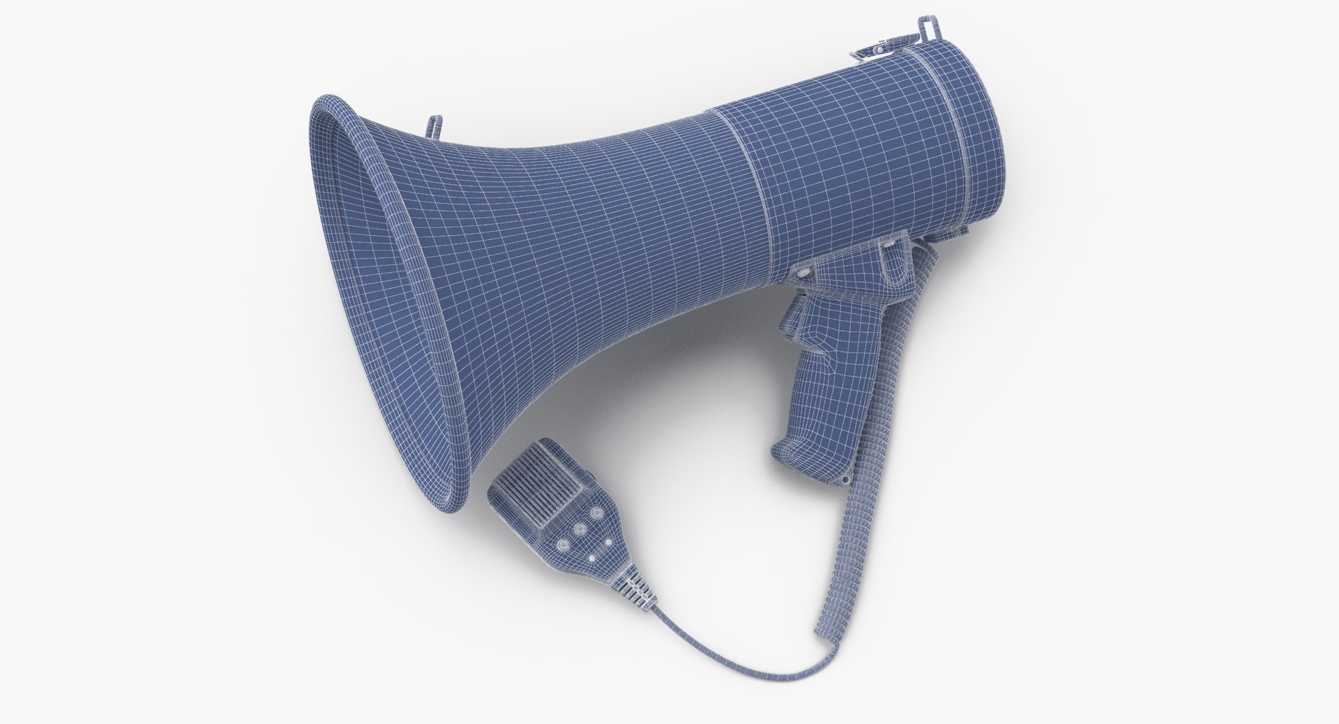 3D police megaphone 02 model | 1145622 | TurboSquid