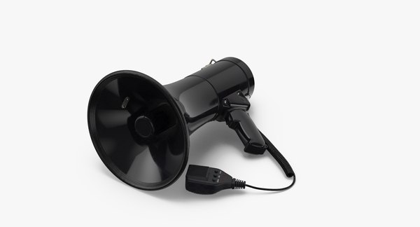 3D police megaphone 02 model | 1145622 | TurboSquid