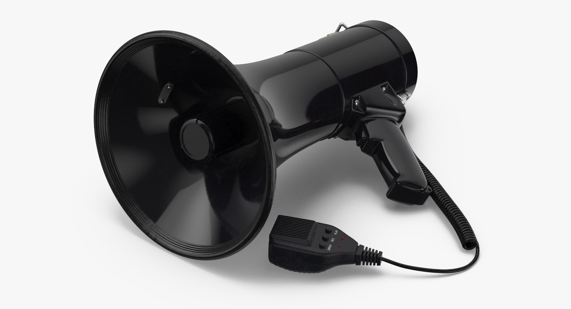 3D police megaphone 02 model | 1145622 | TurboSquid