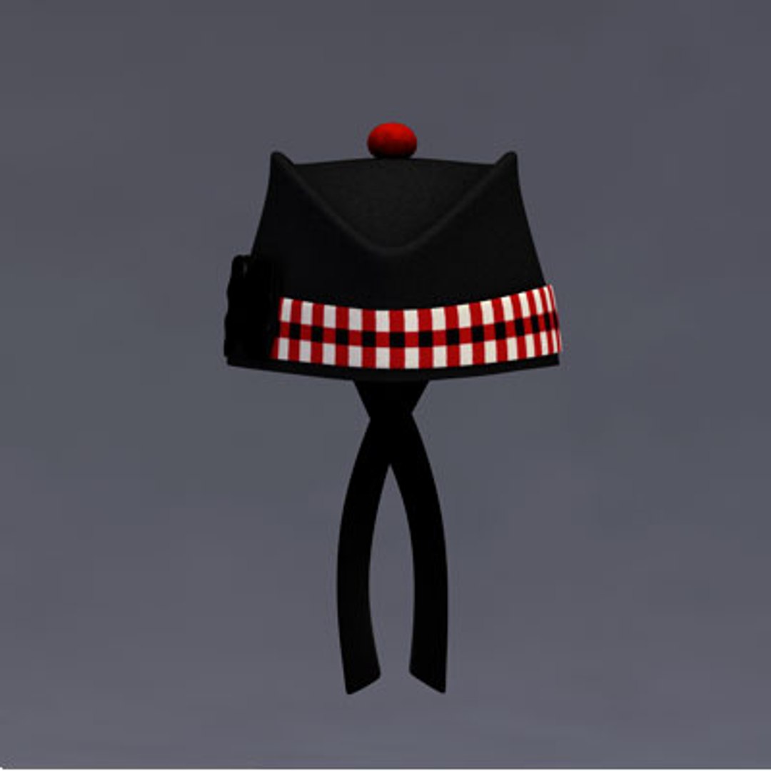 Glengarry Bonnet 3d Model