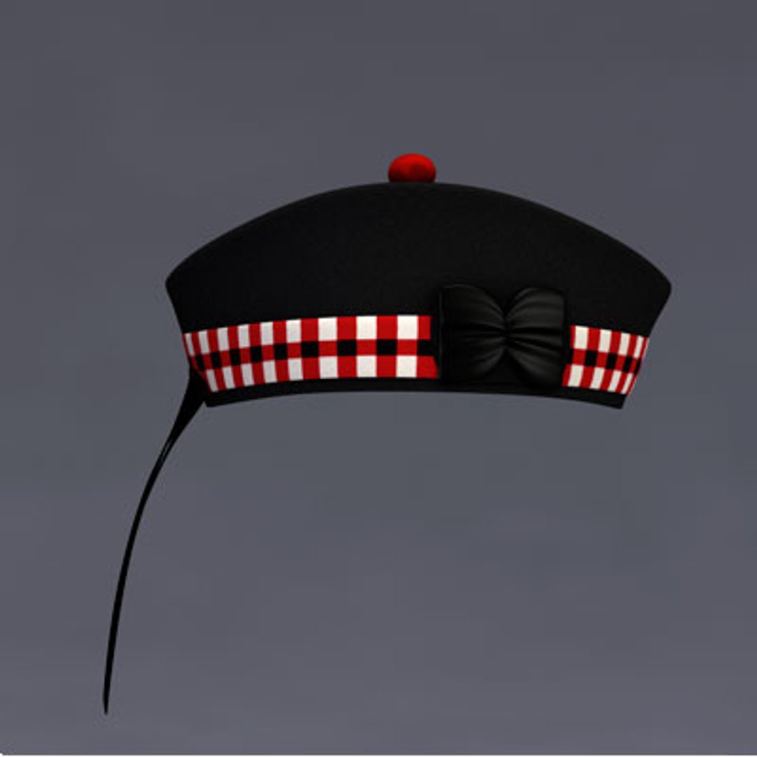 Glengarry Bonnet 3d Model