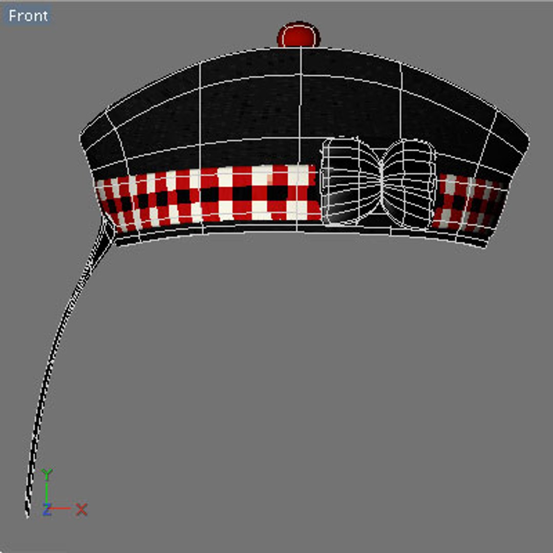 Glengarry Bonnet 3d Model