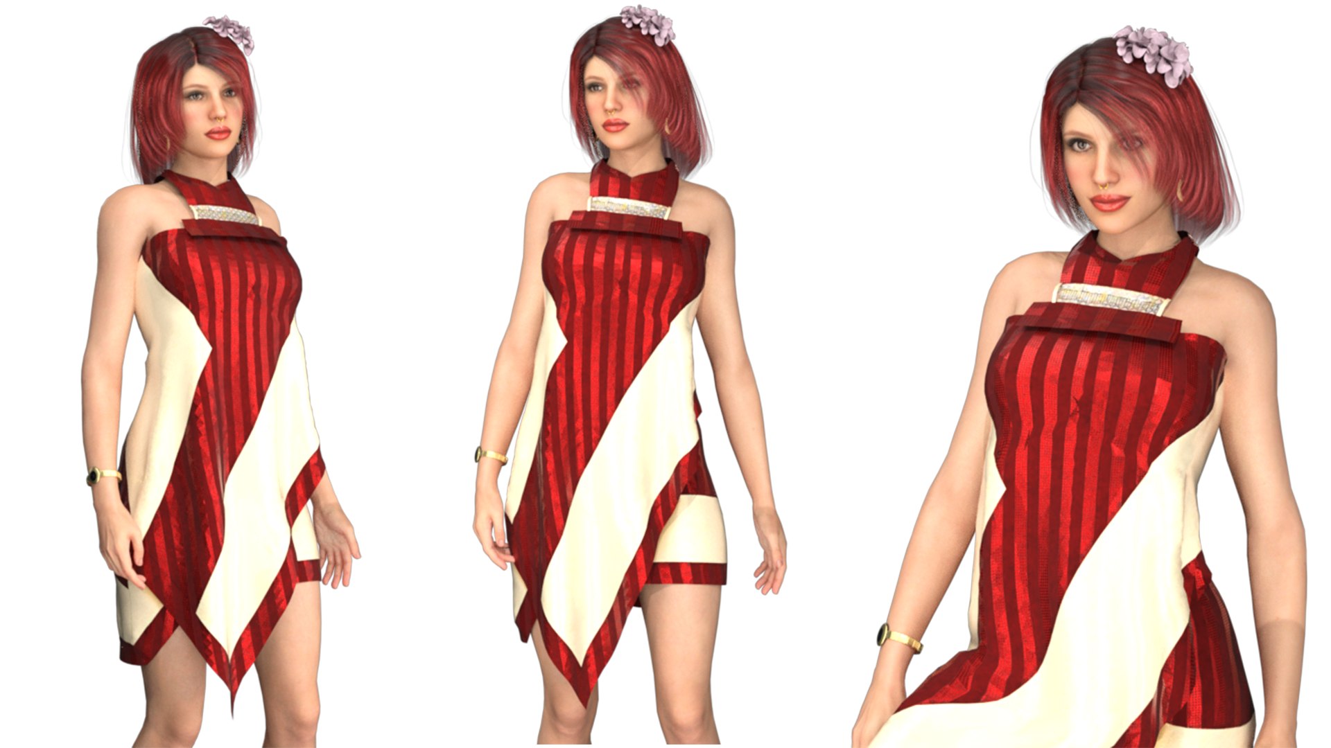 3D Realistic Rigged Girl-Kaly model - TurboSquid 2111803