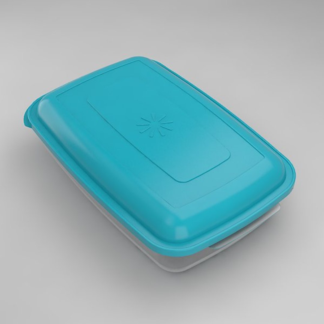 3d Model Of Tupper Ware