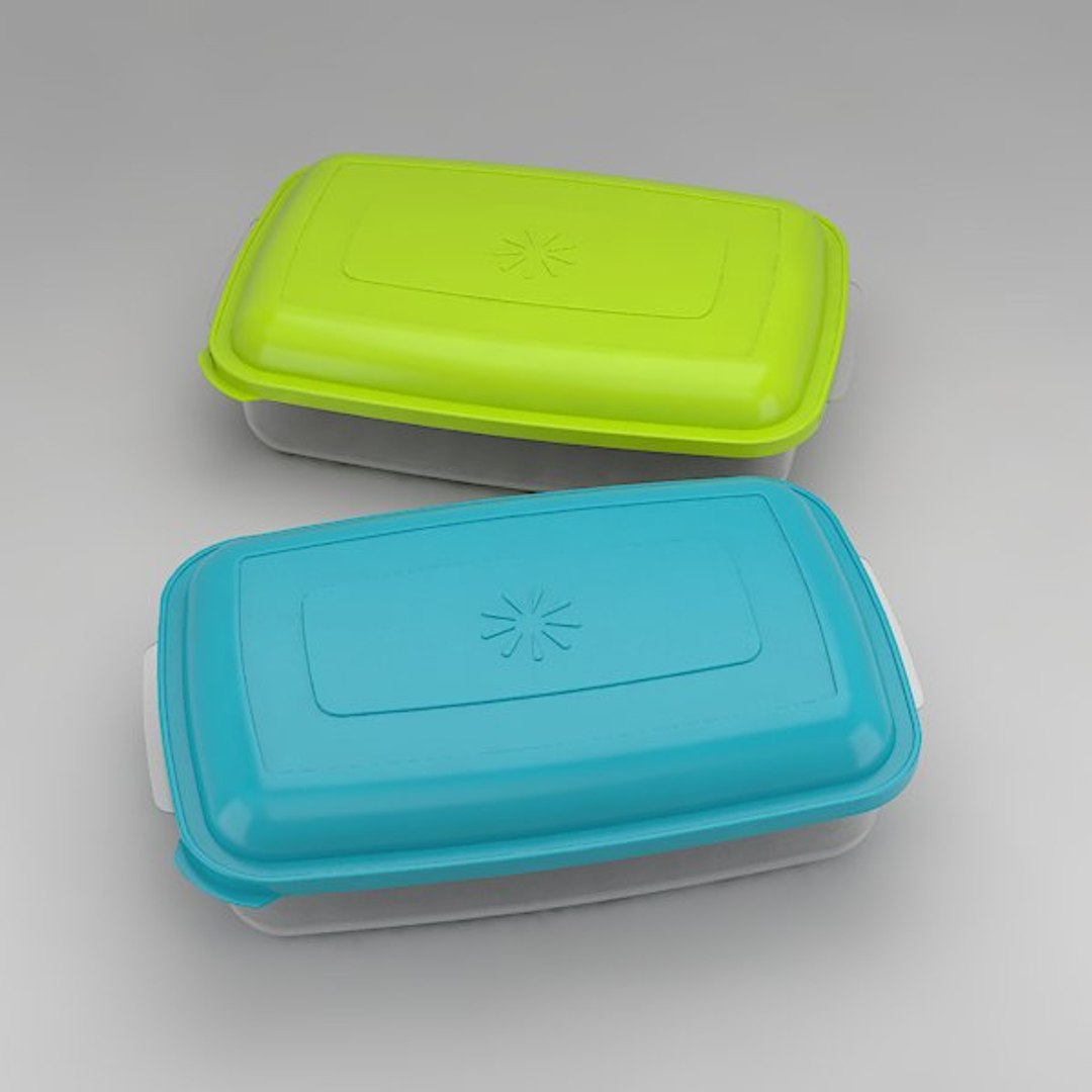 3d Model Of Tupper Ware