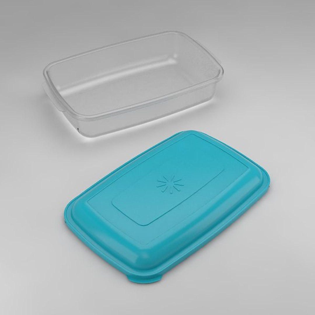 3d Model Of Tupper Ware
