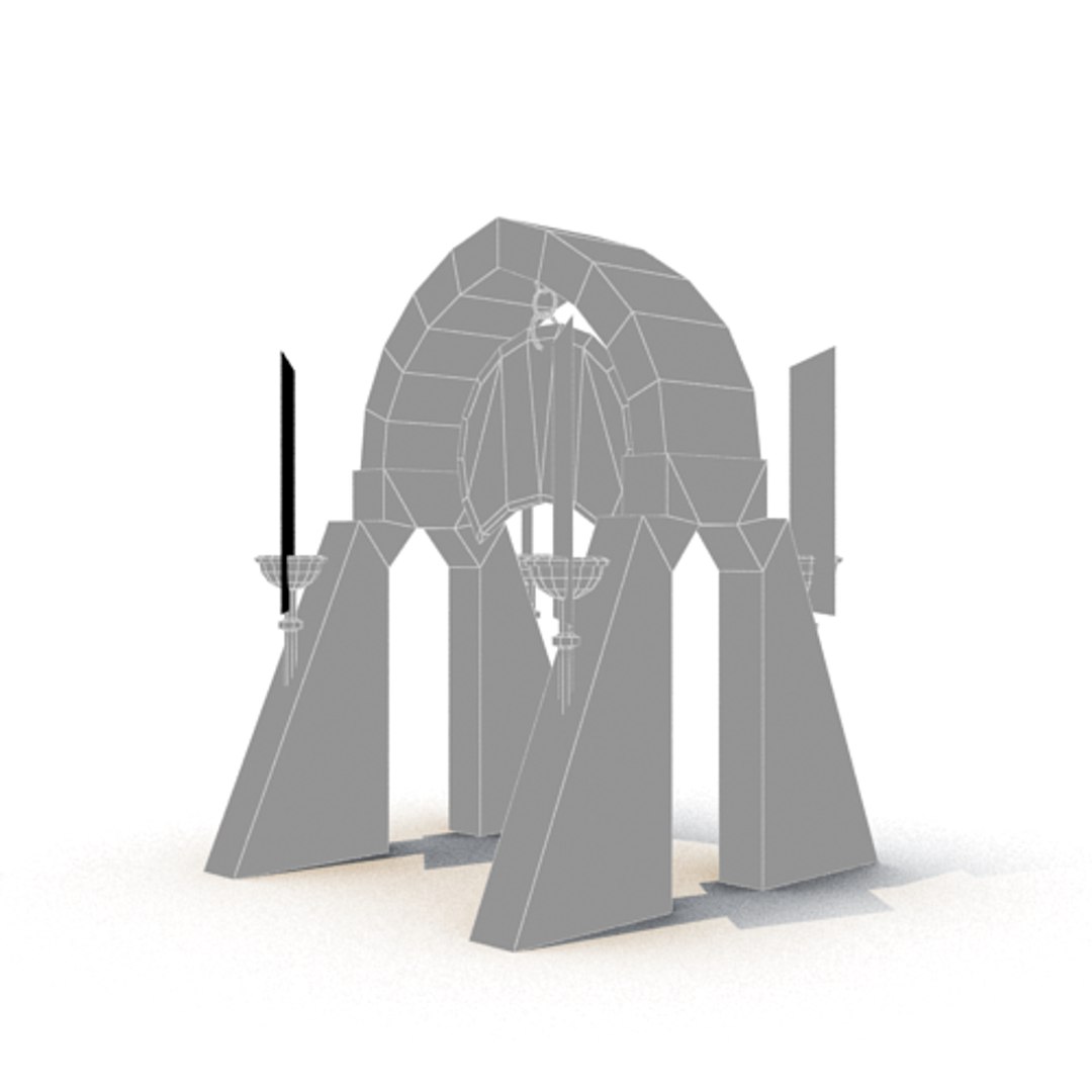 Ancient Gate 3d Model