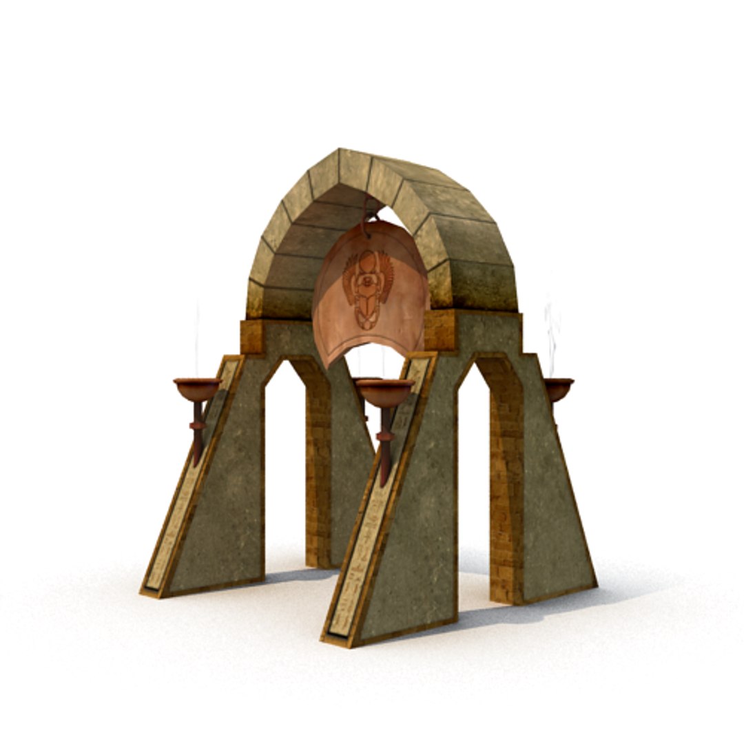 Ancient Gate 3d Model