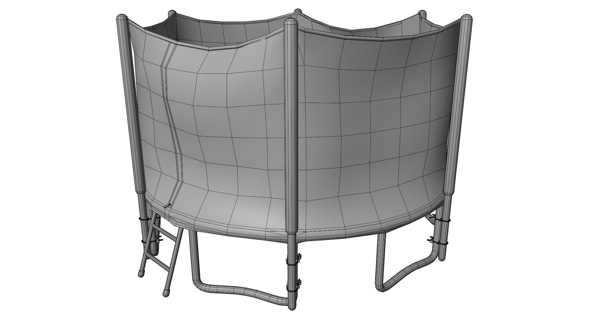 Trampoline 3D Model - TurboSquid 1889076