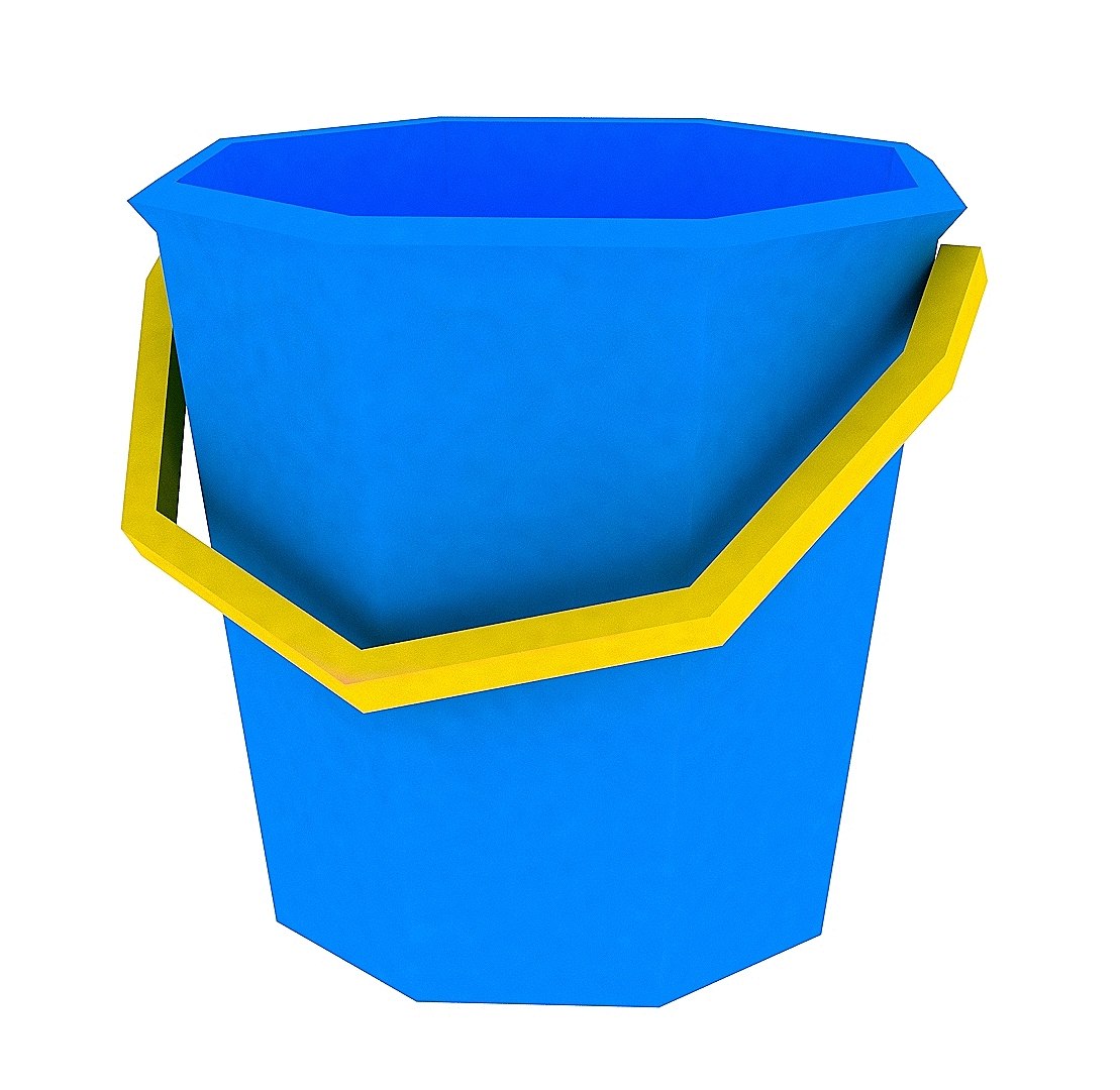 3D Bucket Spade 06 Model - TurboSquid 1375270