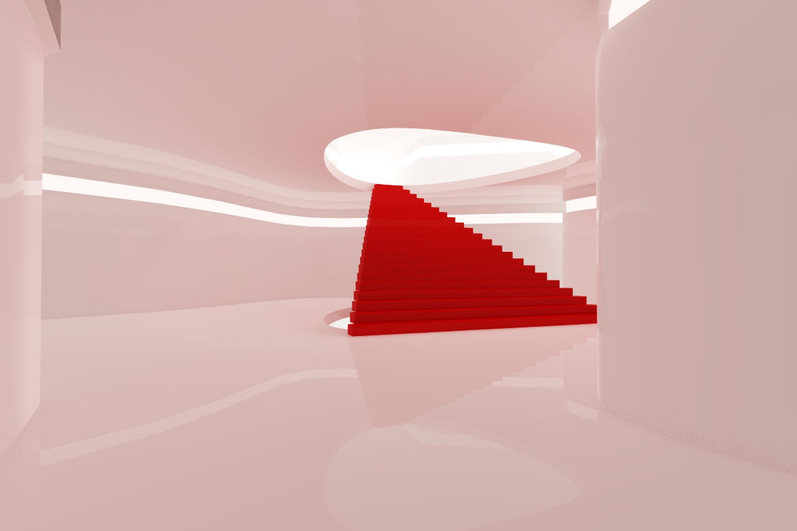 Futuristic Multi Level Labyrinth 3d 3ds