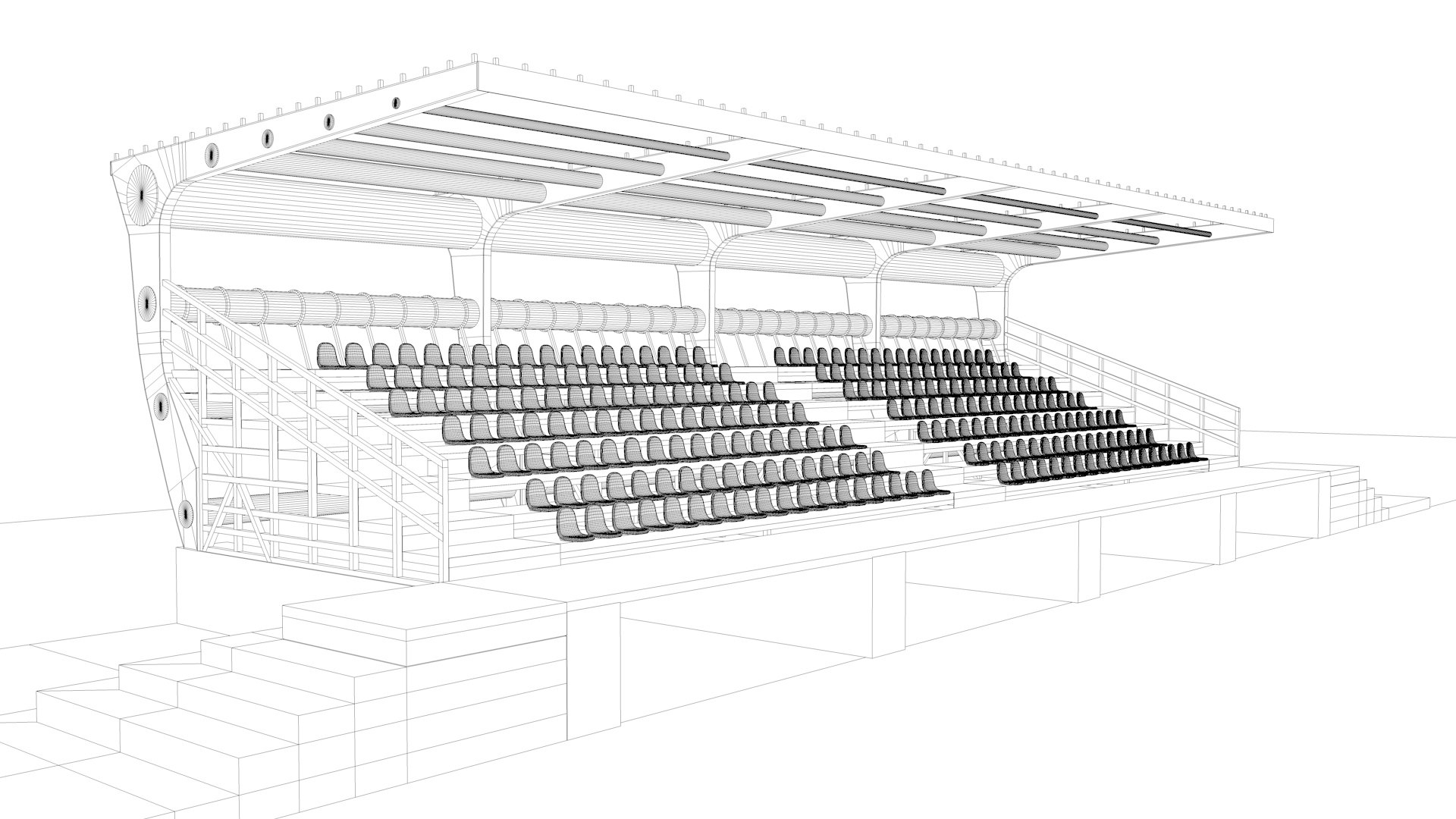 3D Tribune - TurboSquid 1915894