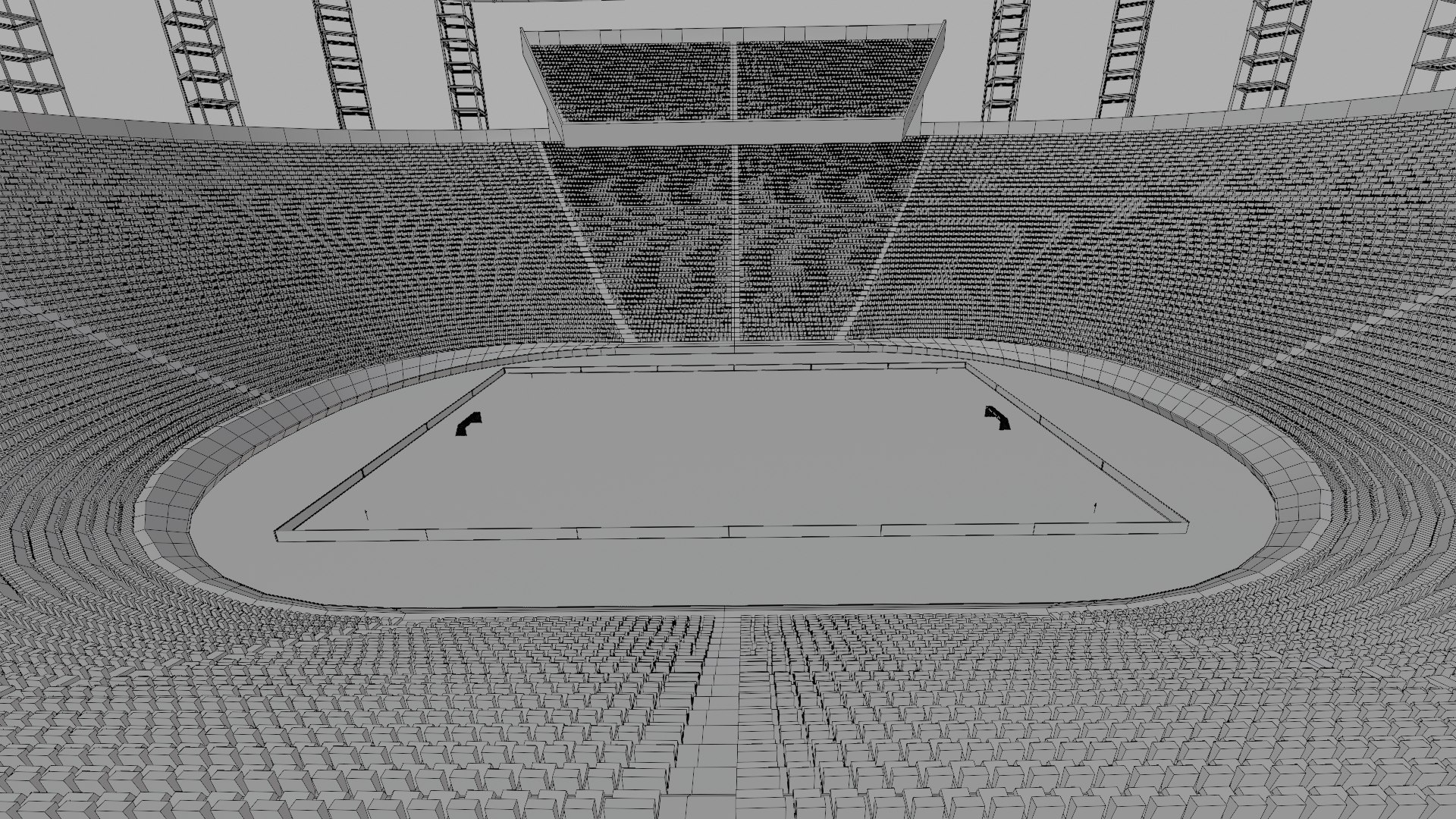 VR Soccer Football Stadium Model - TurboSquid 2205962