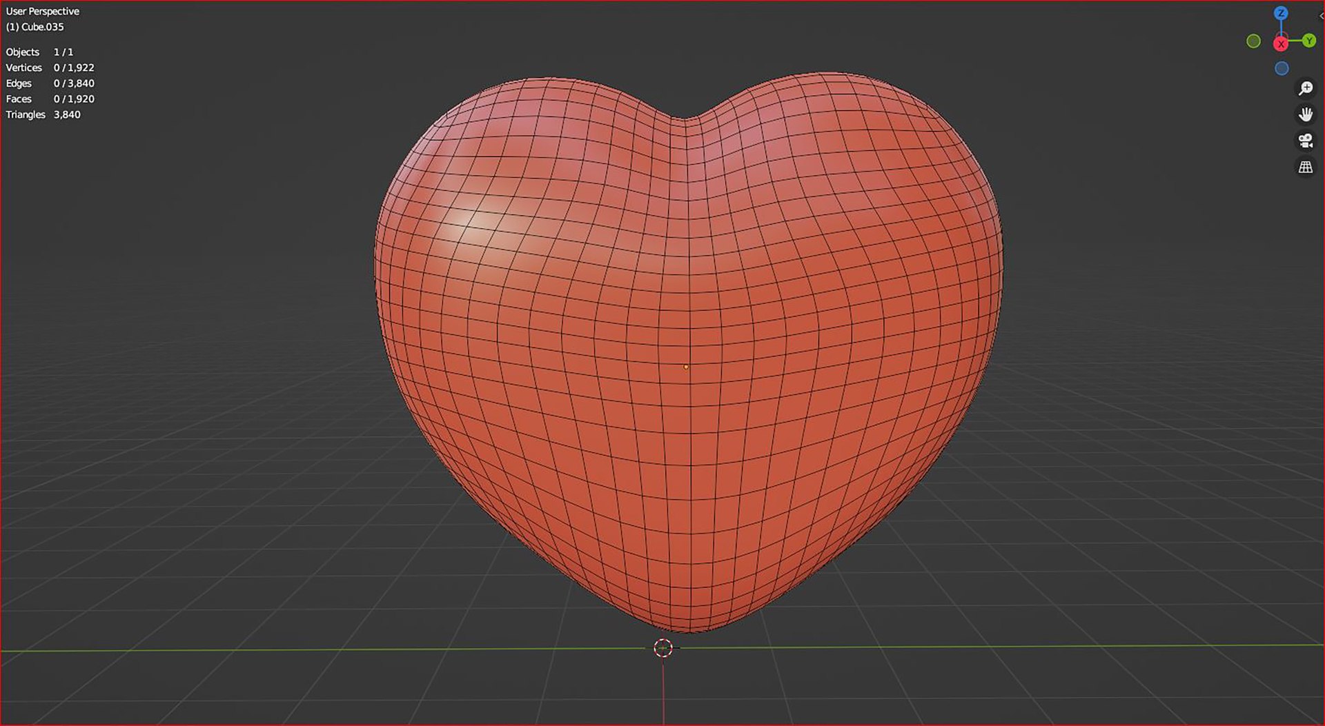 Red Heart Shape Icon 3D - TurboSquid 2074169