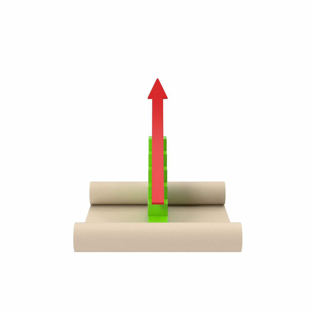 3D Rising Graph Model - TurboSquid 2245359