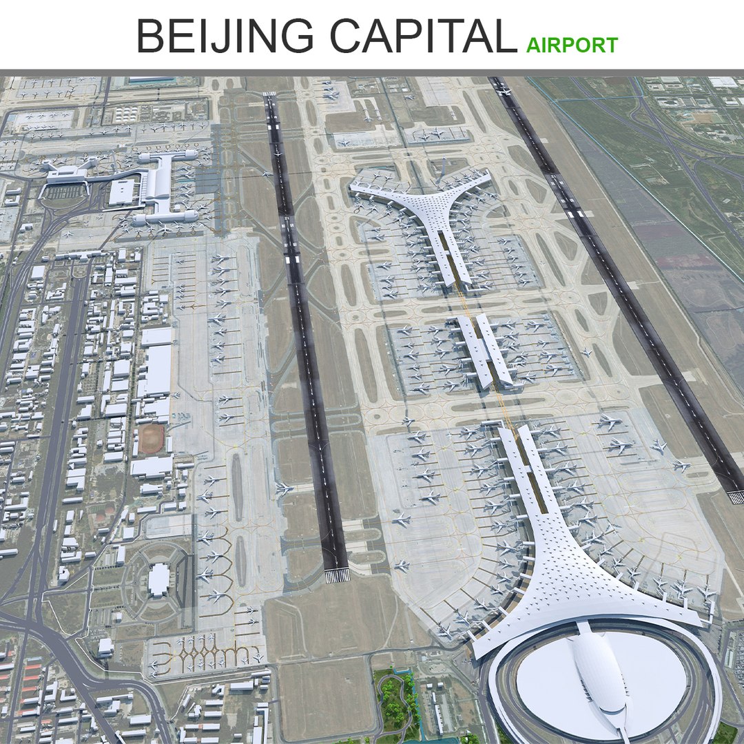 3D Beijing Airport - TurboSquid 2005108
