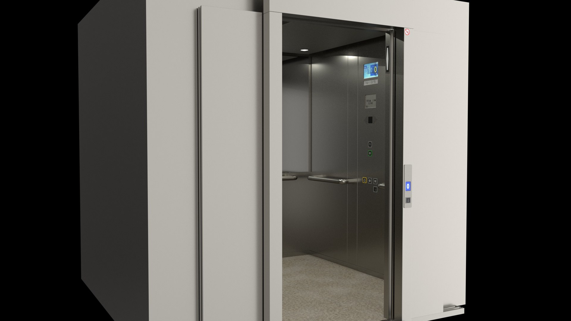 3D Elevator Model - TurboSquid 1913751