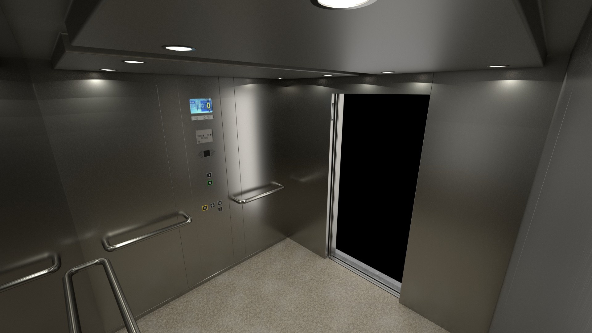 3D Elevator Model - TurboSquid 1913751