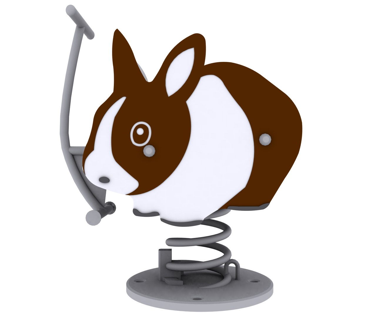 3d model rabbit spring