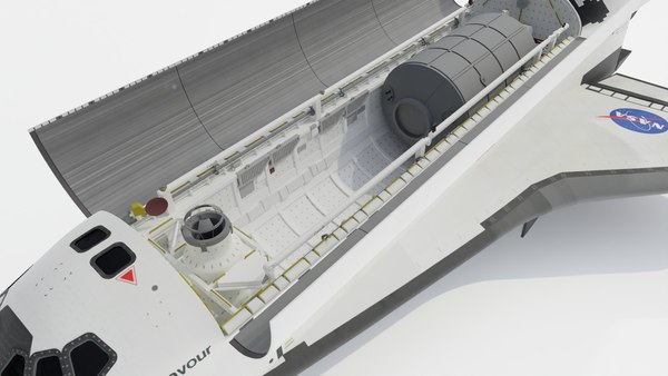 3d space shuttle spacecraft model