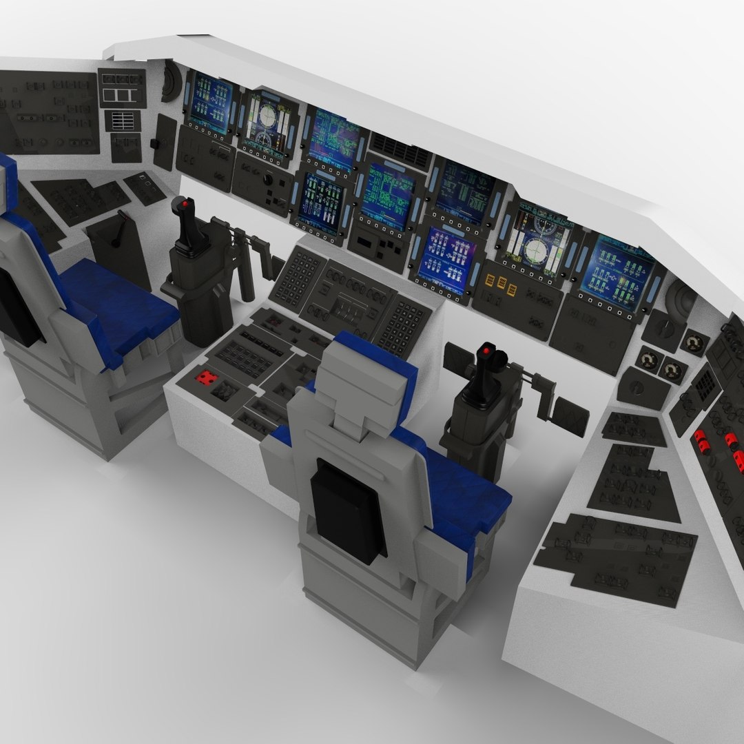 3d space shuttle spacecraft model