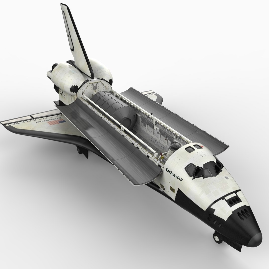 3d space shuttle spacecraft model