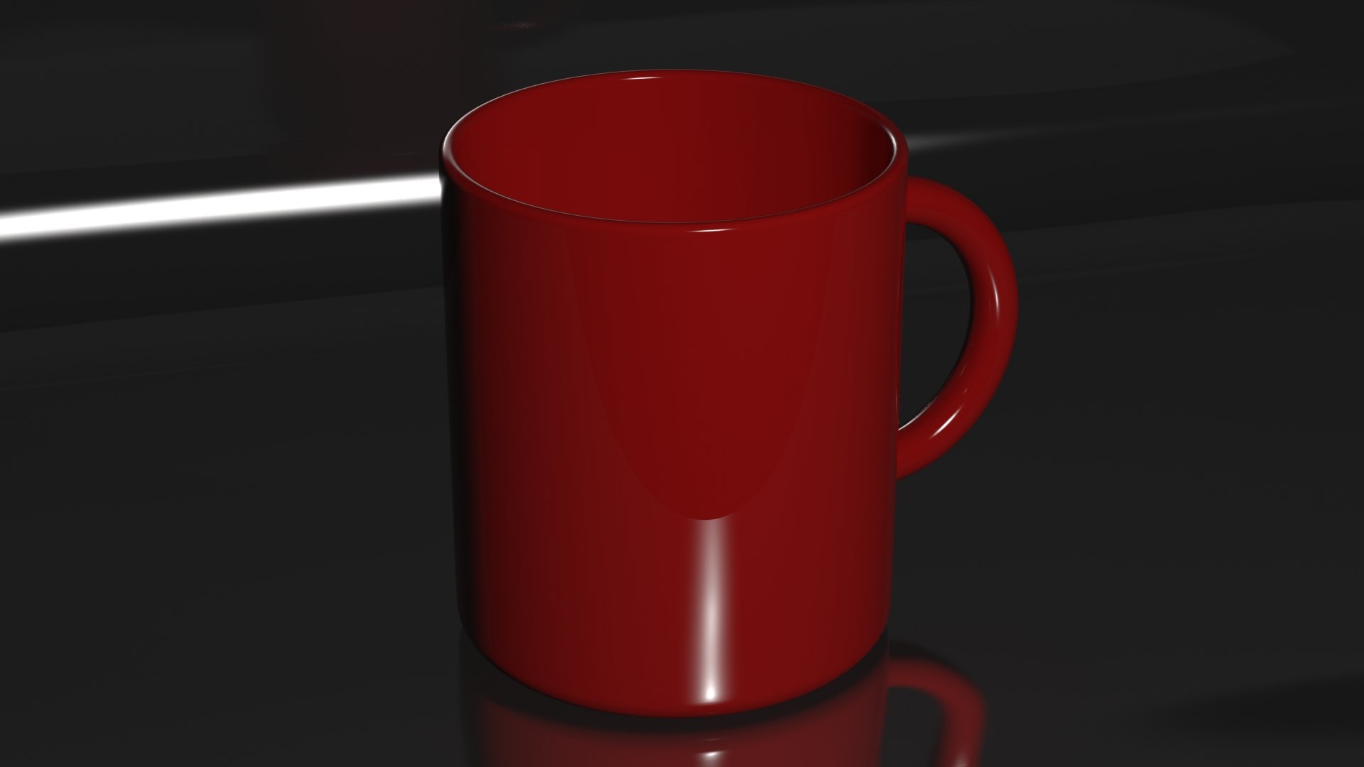 3d model special red cup