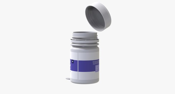3D model medical drug plastic container - TurboSquid 1385844
