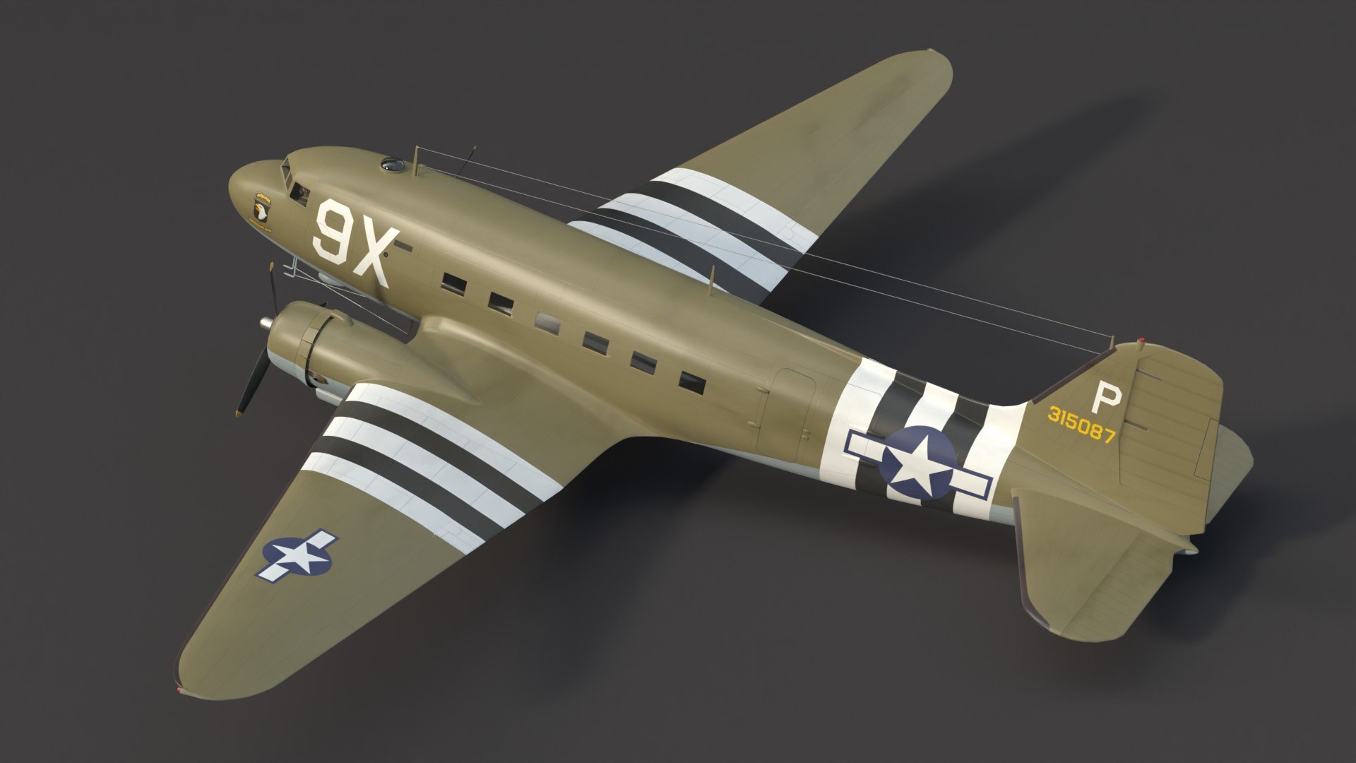 3D Douglas C47 Skytrain SC - TurboSquid 2410259