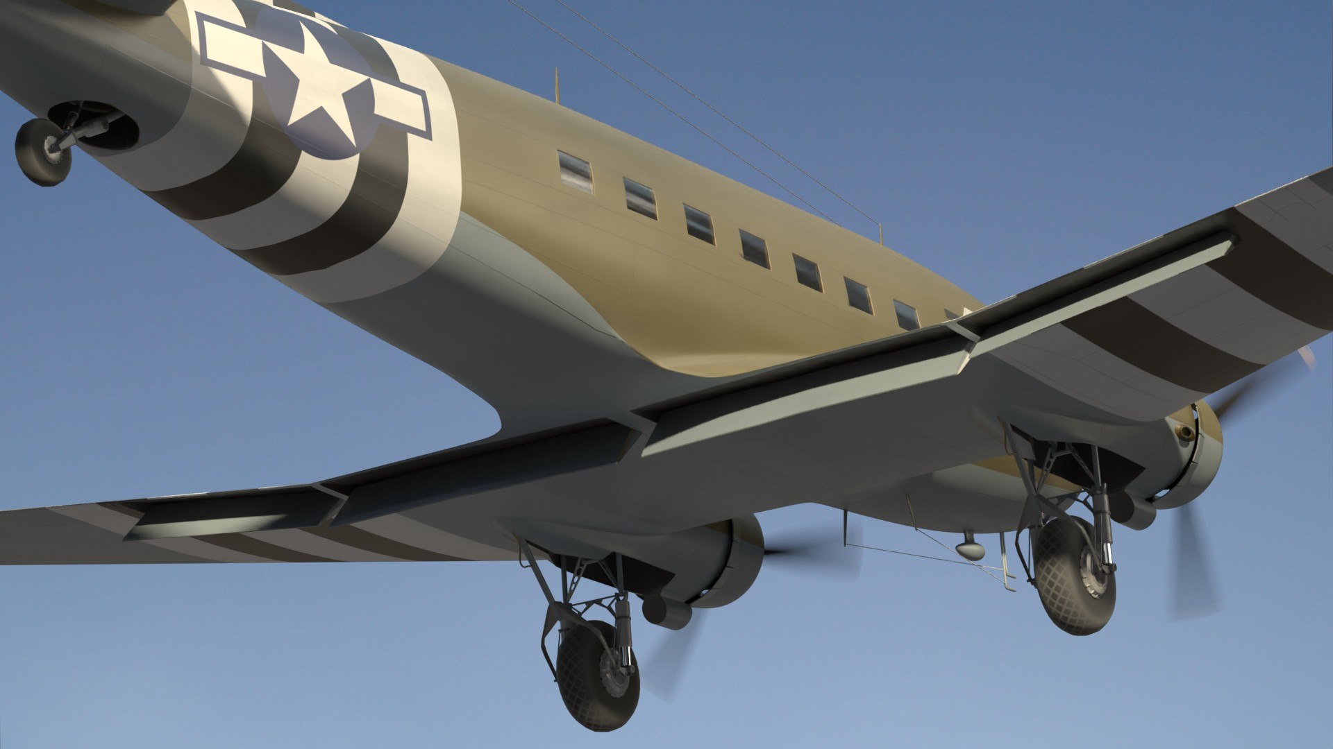 3D Douglas C47 Skytrain SC - TurboSquid 2410259