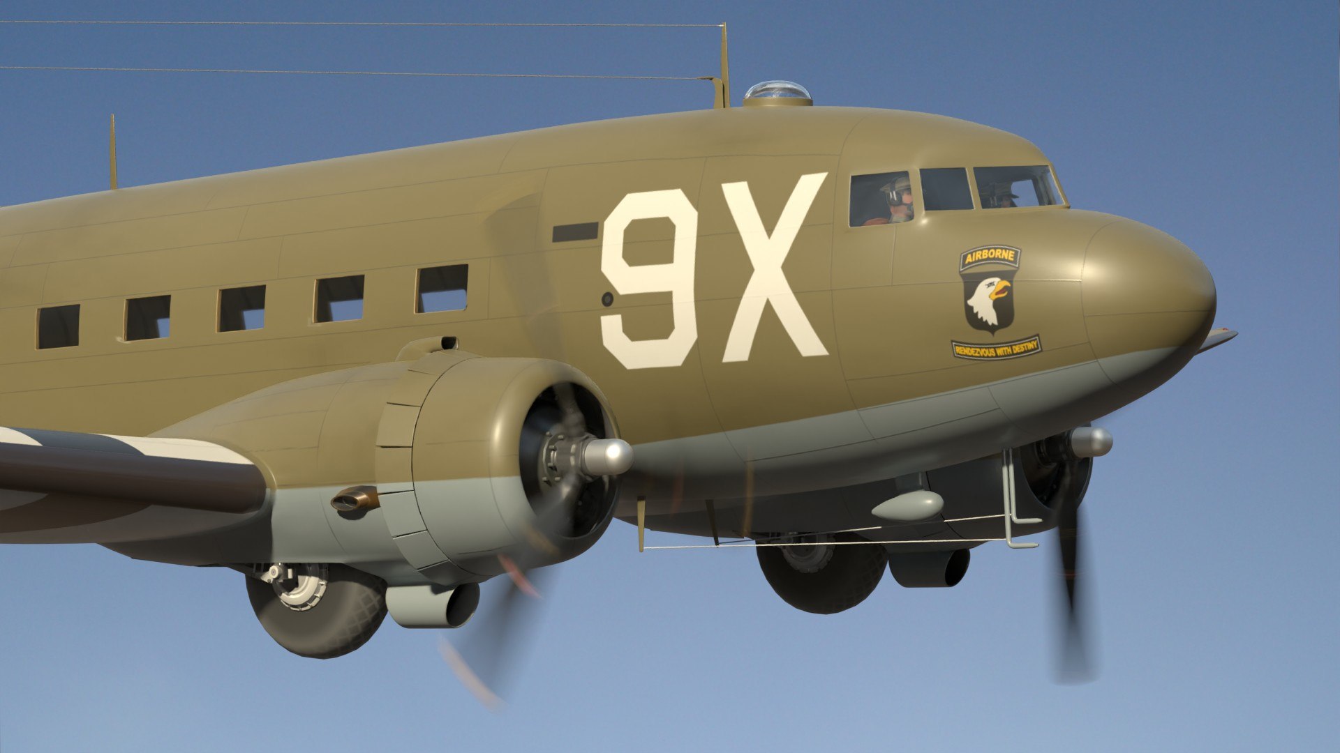 3D Douglas C47 Skytrain SC - TurboSquid 2410259