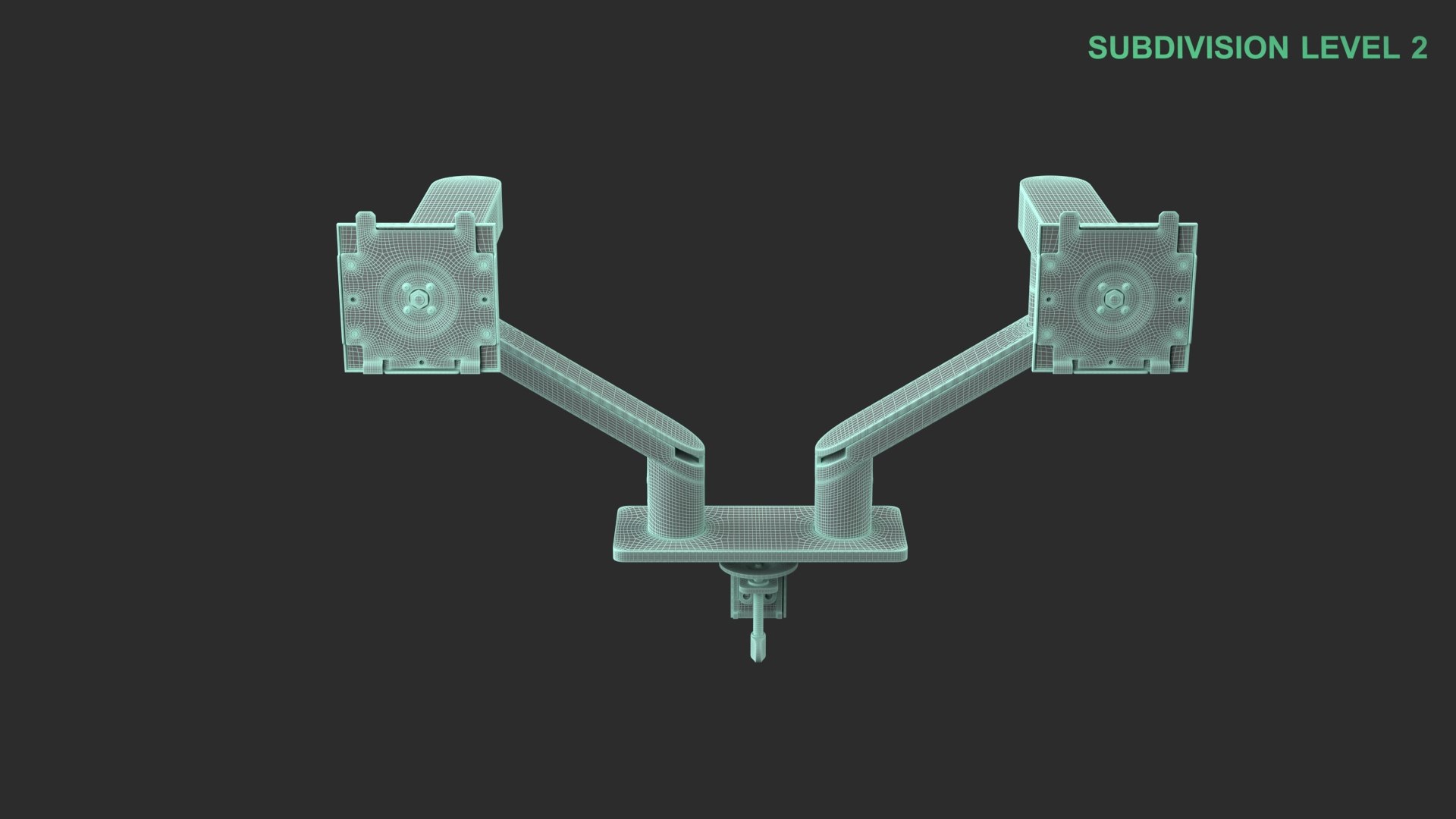 Dual Monitor Arm 3D Model - TurboSquid 2388647