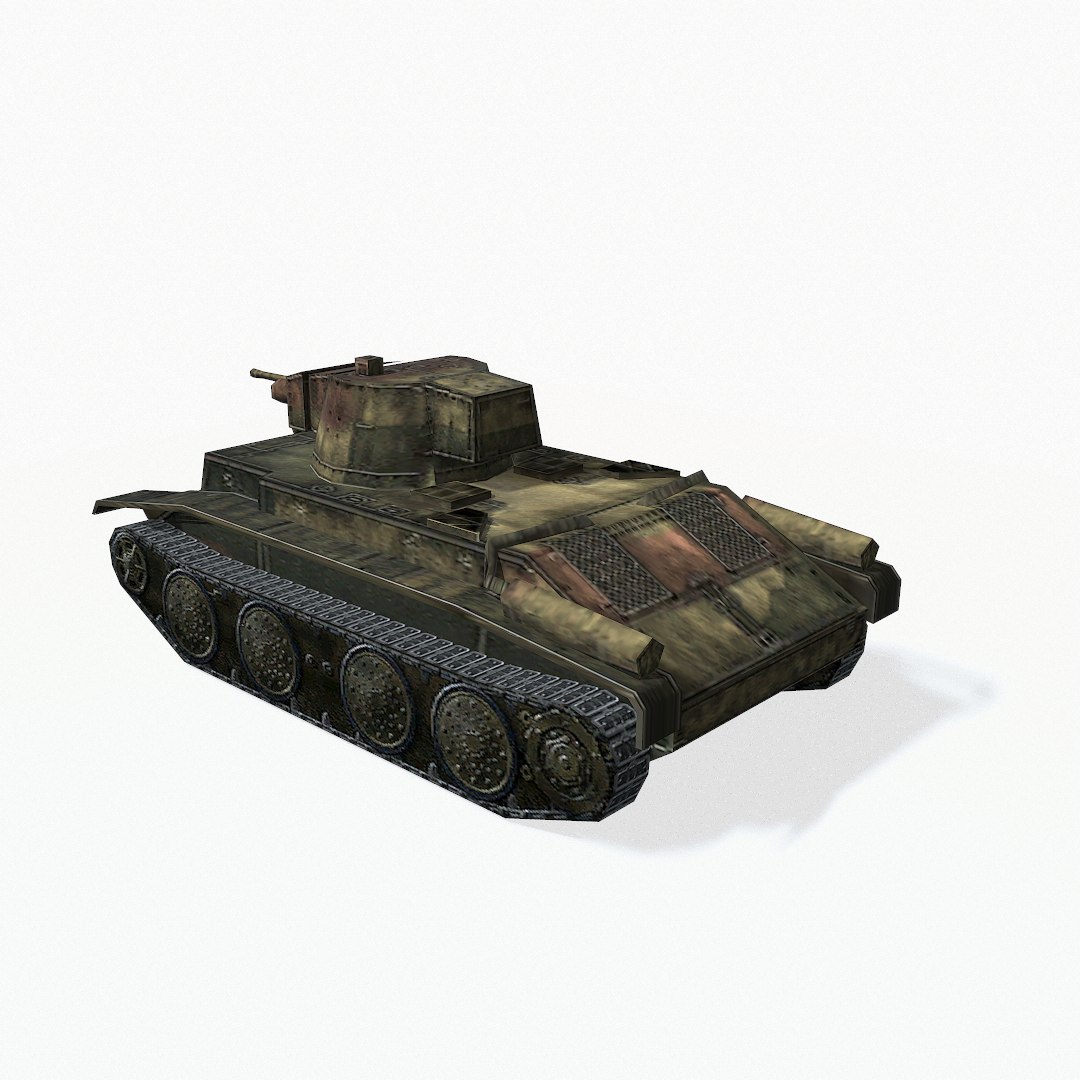3d Model 10tp Tank