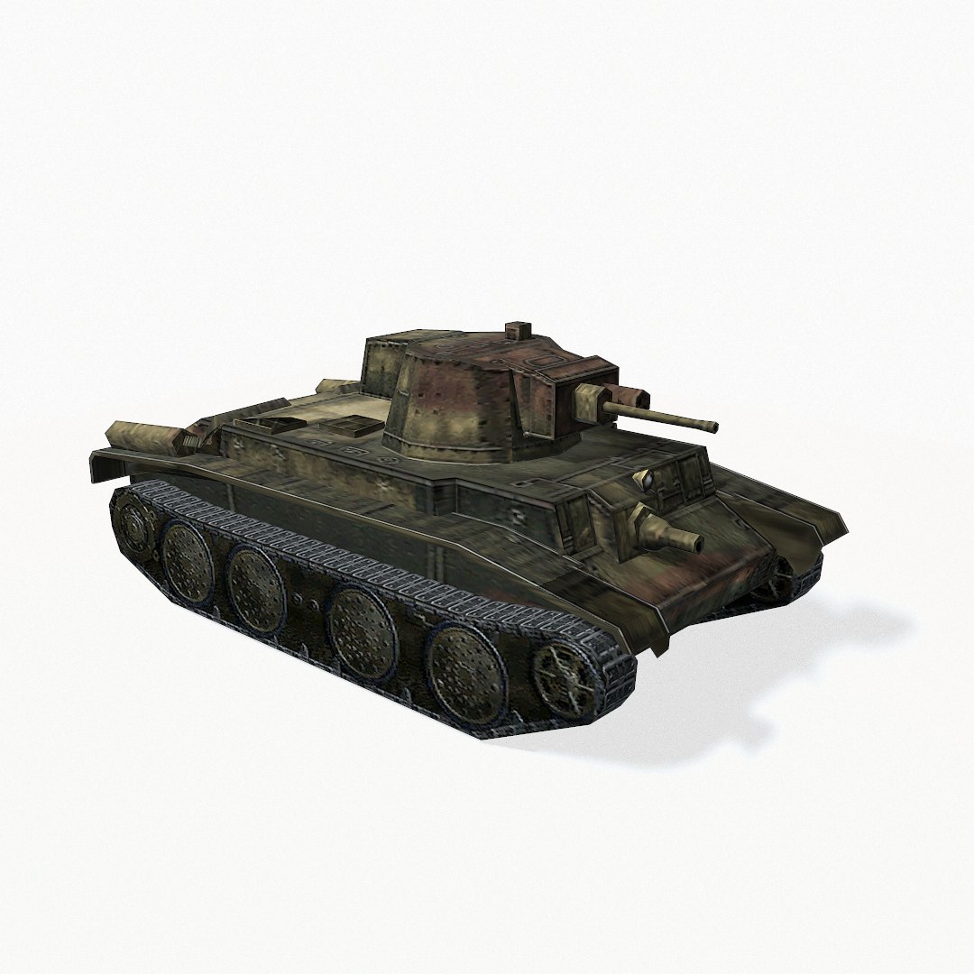 3d Model 10tp Tank
