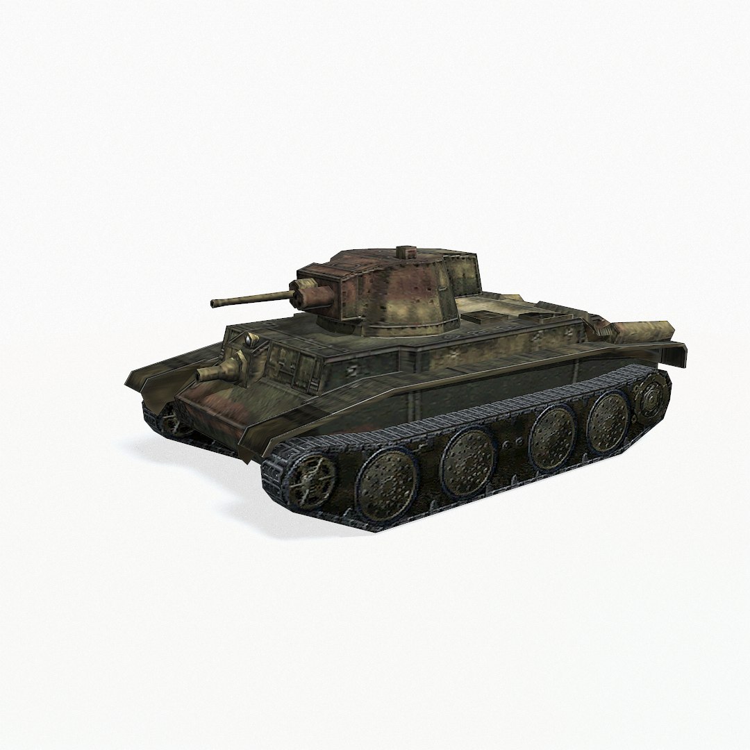 3d Model 10tp Tank