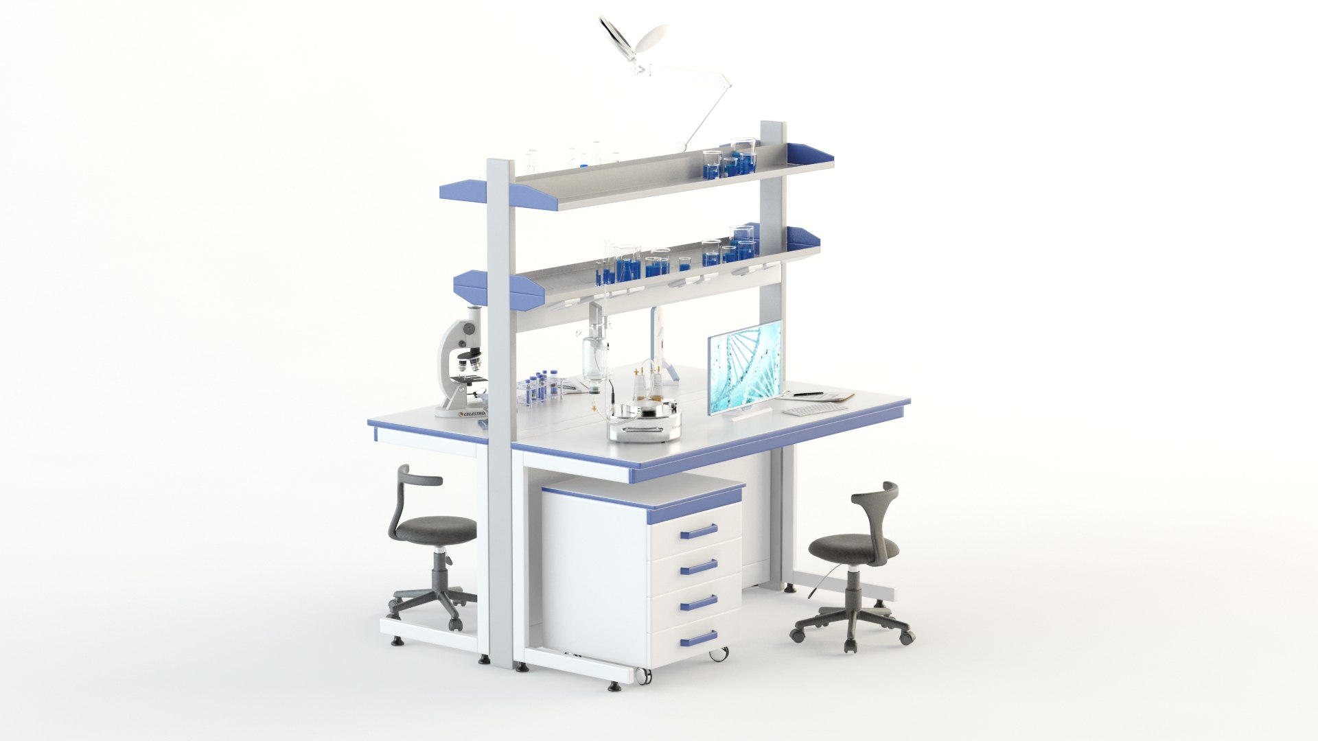 Laboratory Lab 3D Model - TurboSquid 1491420