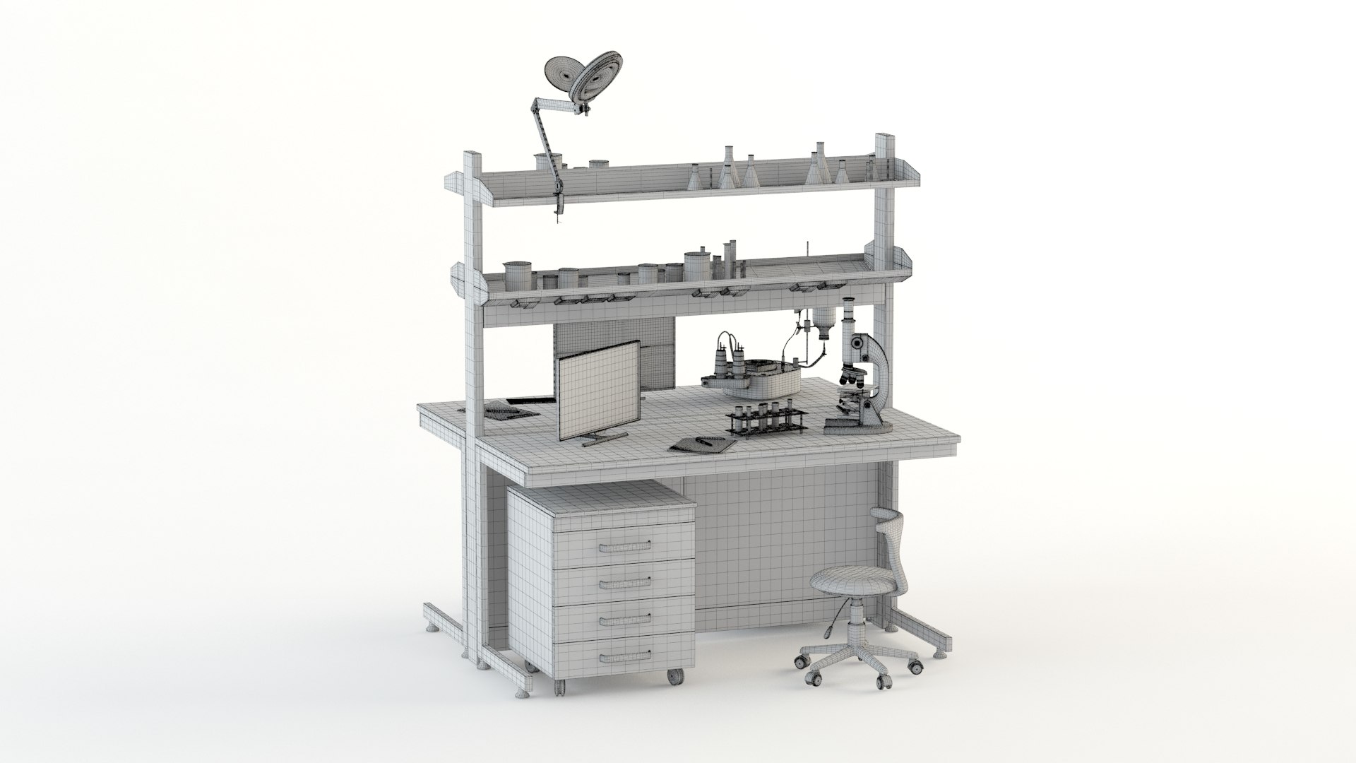 Laboratory Lab 3D Model - TurboSquid 1491420