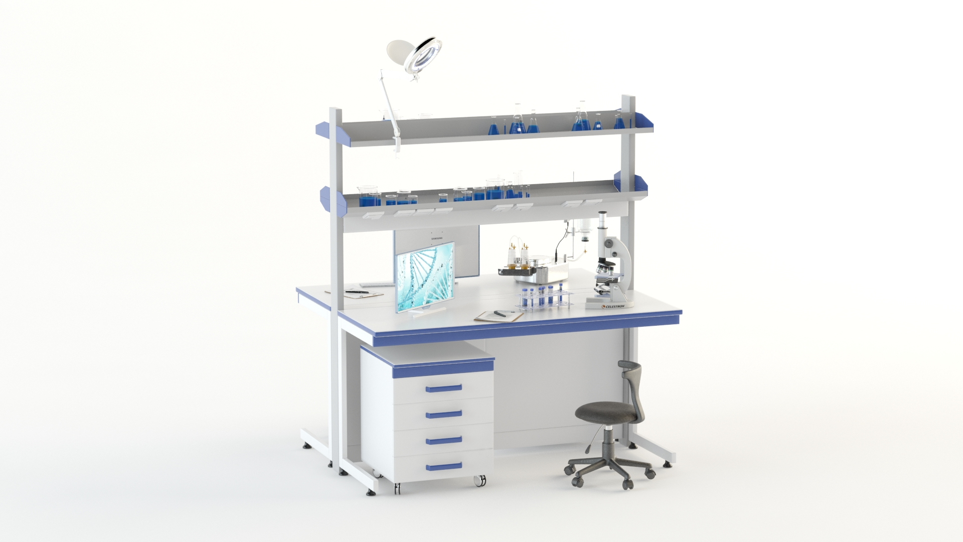 Laboratory Lab 3D Model - TurboSquid 1491420