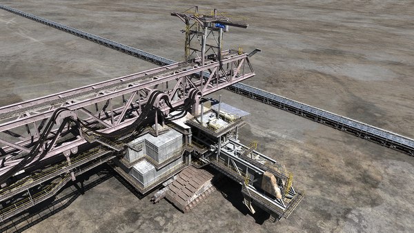 bagger 288 mining excavator 3d max