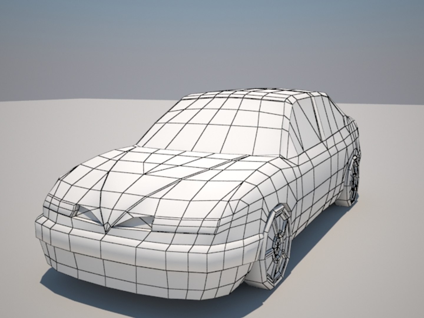 3d Model Mapped Alpha Romeo 146